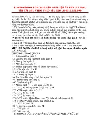 Nghien cuu hinh anh noi soi va mo benh hoc cua u nhu thuc quan | DOCX