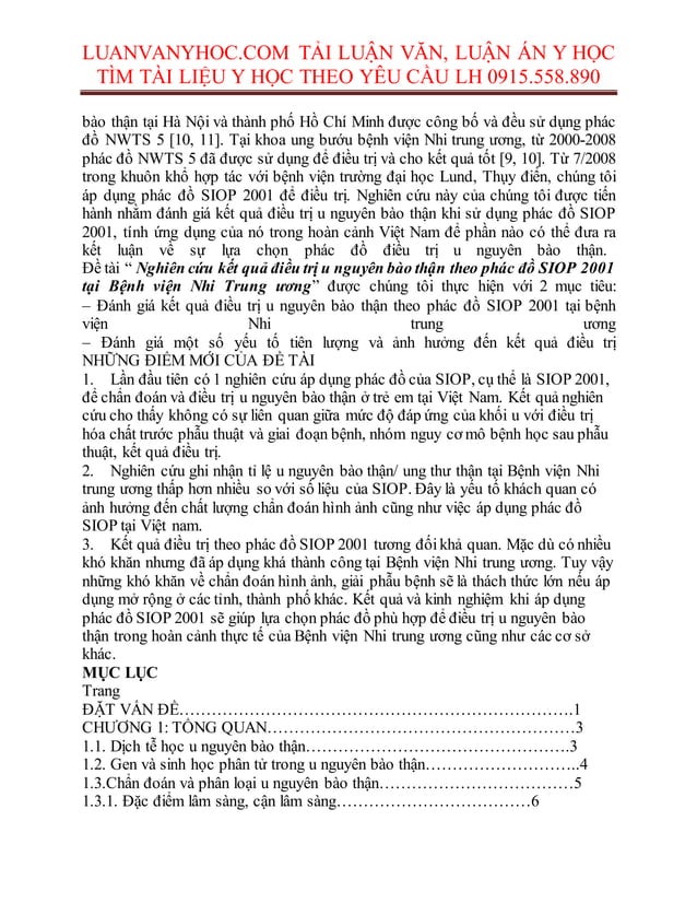 Nghien cuu ket qua dieu tri u nguyen bao than theo phac do siop 2001 ...