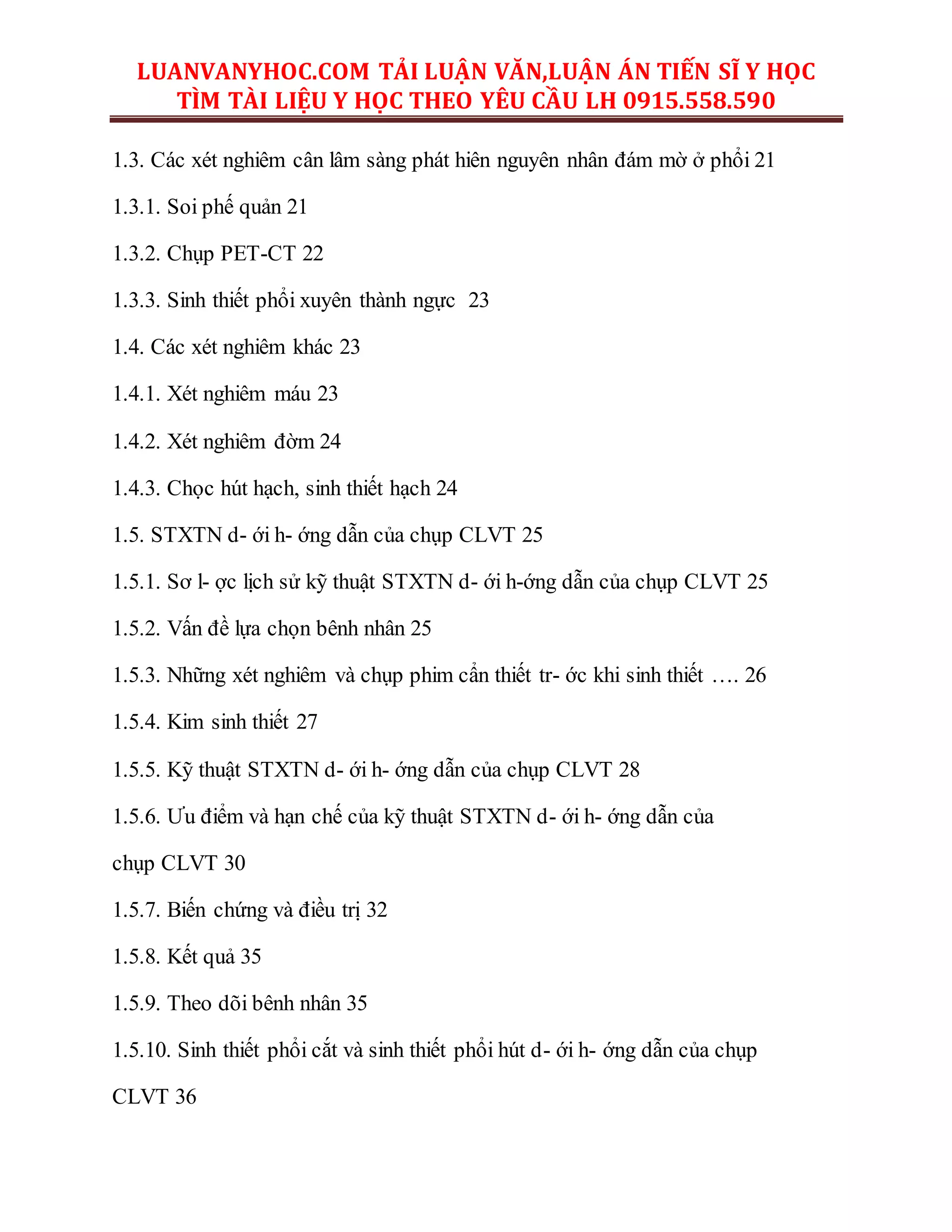 Nghien cuu ket qua sinh thiet xuyen thanh nguc duoi huong dan cua chup cat lop vi tinh | PDF