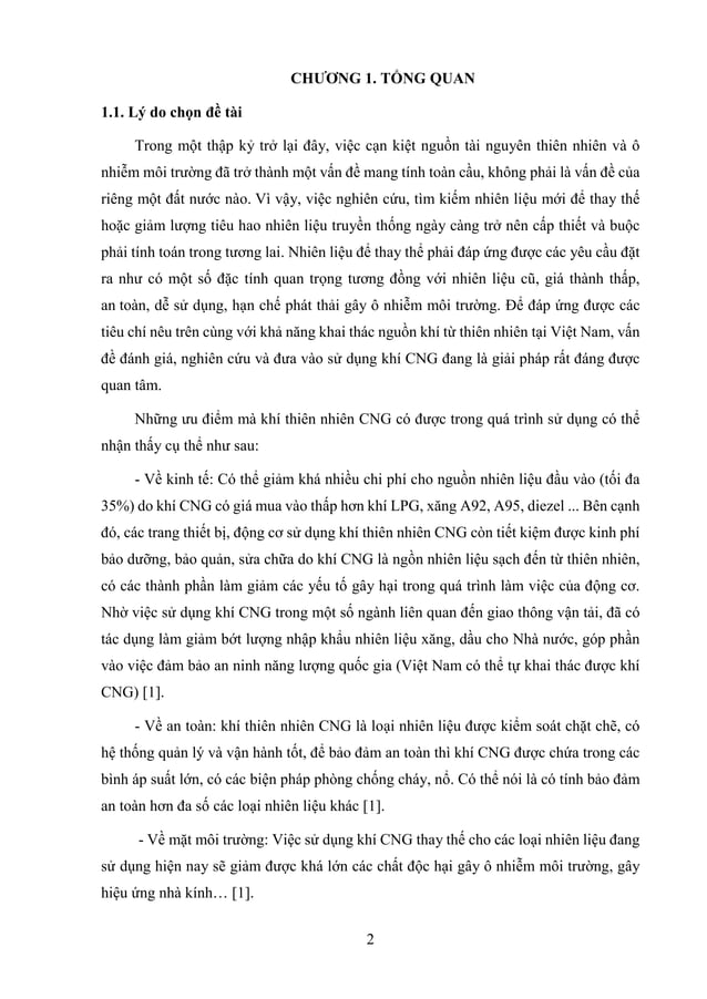 Nghien cuu thiet ke, lap dat he thong cung cap nhien lieu CNG (Compressed Natural Gas) cho dong ...