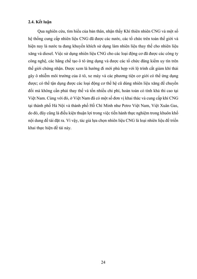 Nghien cuu thiet ke, lap dat he thong cung cap nhien lieu CNG (Compressed Natural Gas) cho dong ...