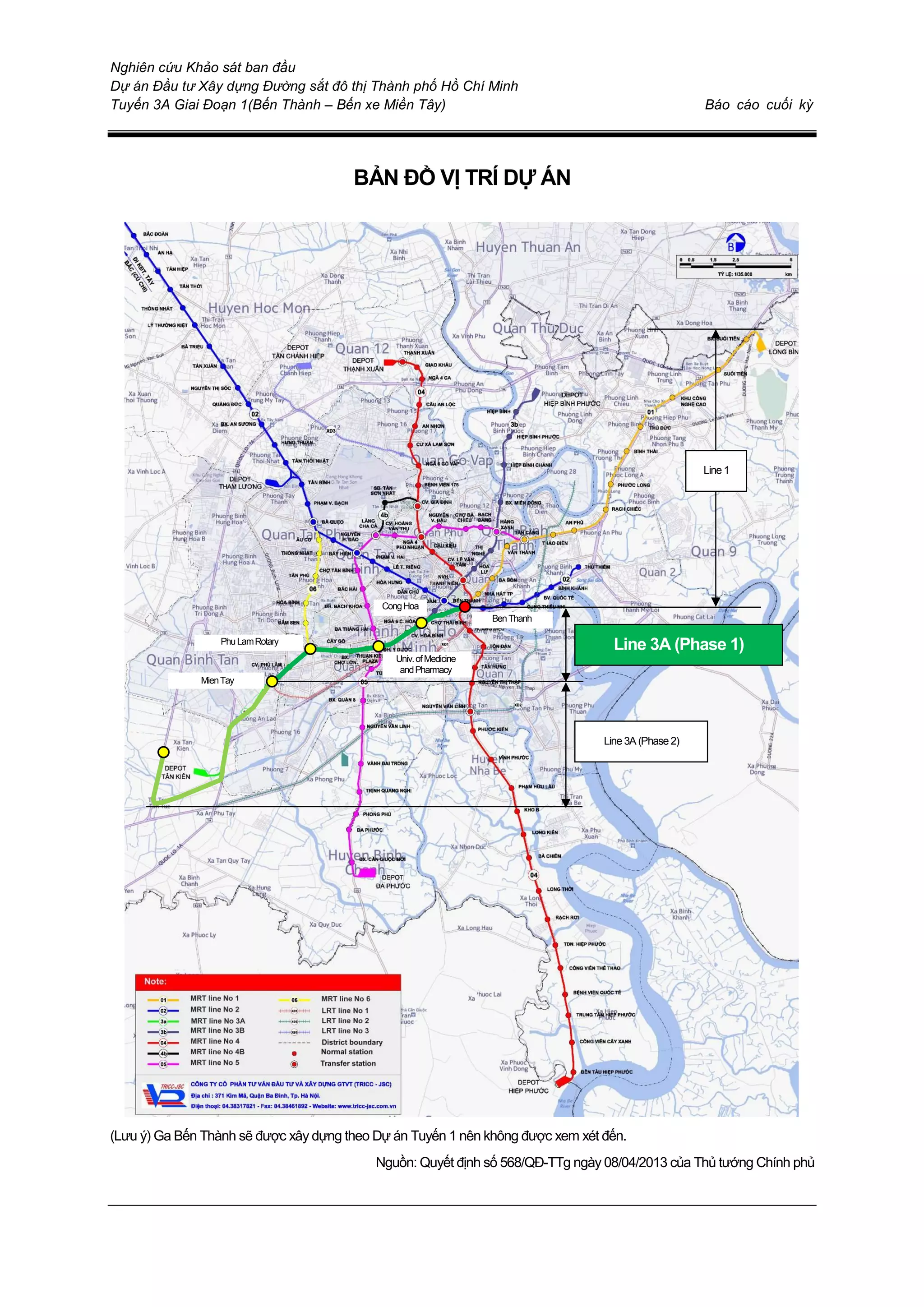 Nghien cuu tuyen metro TP HCM | PDF