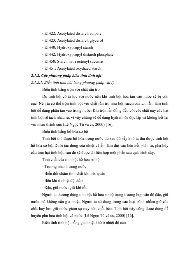 Nghiên cứu biến tính tinh bột dong riềng và tinh bột ngô bằng phương pháp acetyl hóa và ...