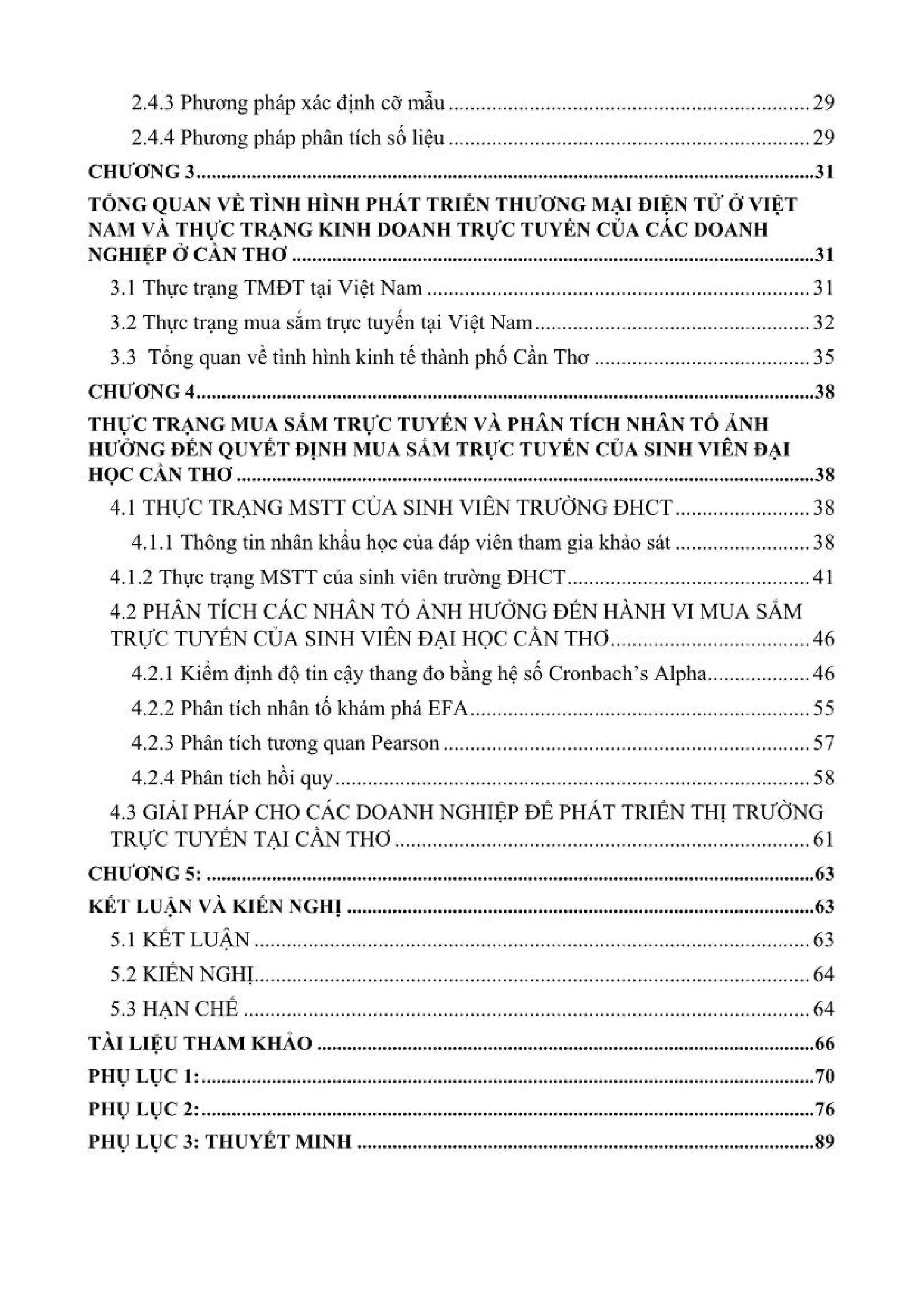 Nghiên cứu các yếu tố ảnh hưởng đến hành vi mua sắm trực tuyến của sinh viên Đại học Cần Thơ ...
