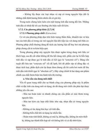 Nghiên cứu chiết xuất tinh dầu từ lá cây bạch đàn bằng phương pháp ...
