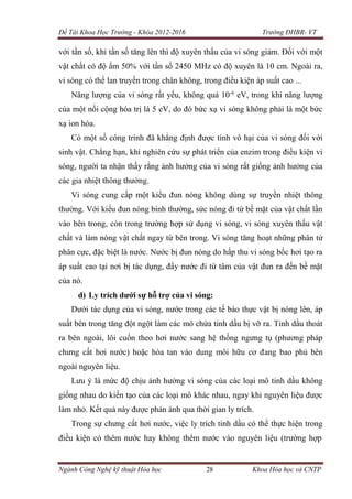 Nghiên cứu chiết xuất tinh dầu từ lá cây bạch đàn bằng phương pháp ...