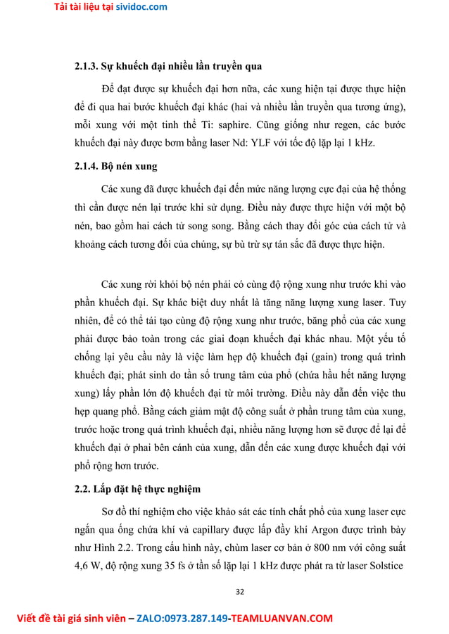 Nghiên Cứu Đặc Trưng Phổ Của Các Xung Laser Cực Ngắn Trong Khí Ar.doc