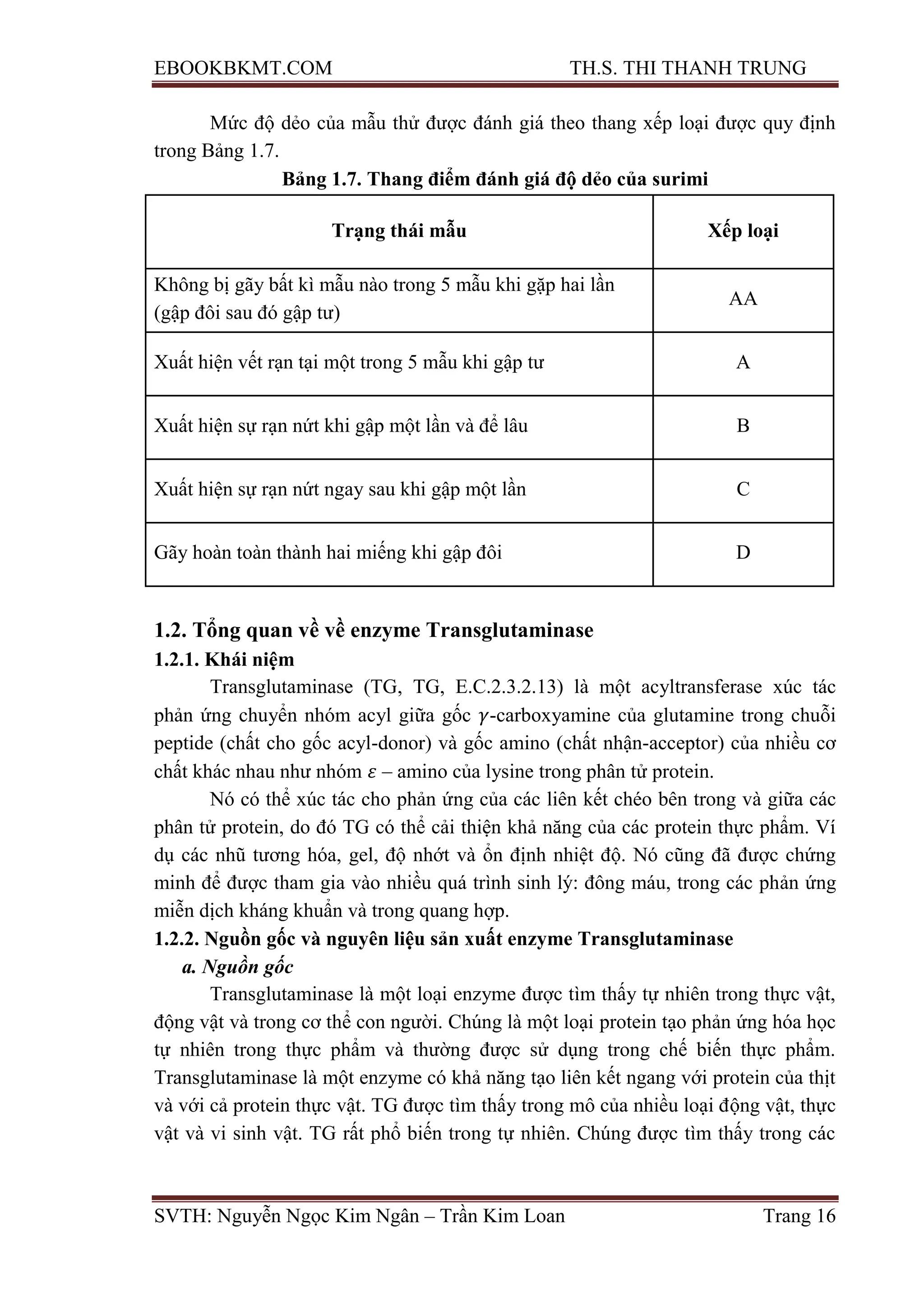Nghiên cứu ứng dụng enzyme transglutaminase thương phẩm trong công nghệ ...