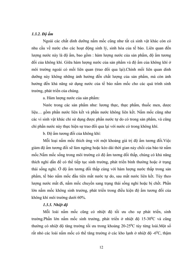 Nghiên cứu ứng dụng nấm mốc từ bánh men đề thu nhận enzym amylase | PDF