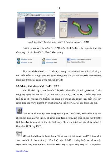 Nghiên cứu ứng dụng phần mềm thiết kế 3D mã nguồn mở FreeCAD trong quá trình thiết kế một số chi ...