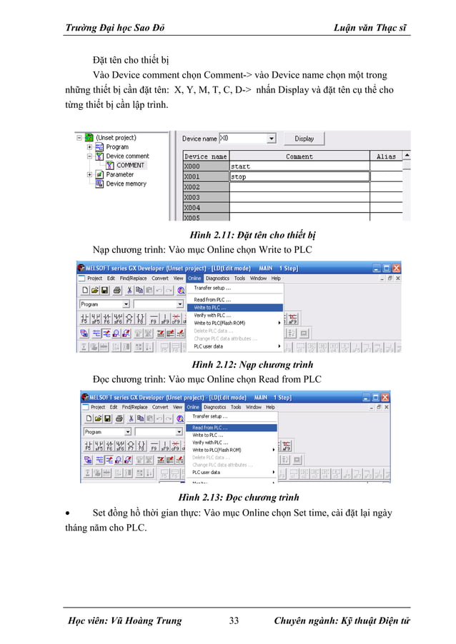Nghiên cứu, ứng dụng plc fx3 u 40mt điều khiển động cơ servo máy cnc trong công nghiệp | PDF