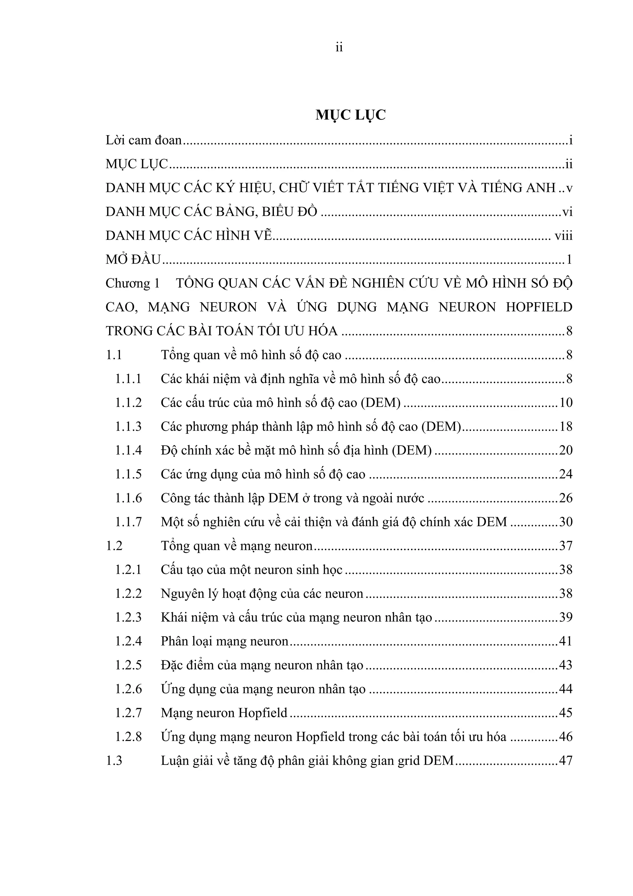 Nghiên cứu nâng cao độ chính xác của mô hình số độ cao dạng grid bằng mạng neuron hopfield | PDF