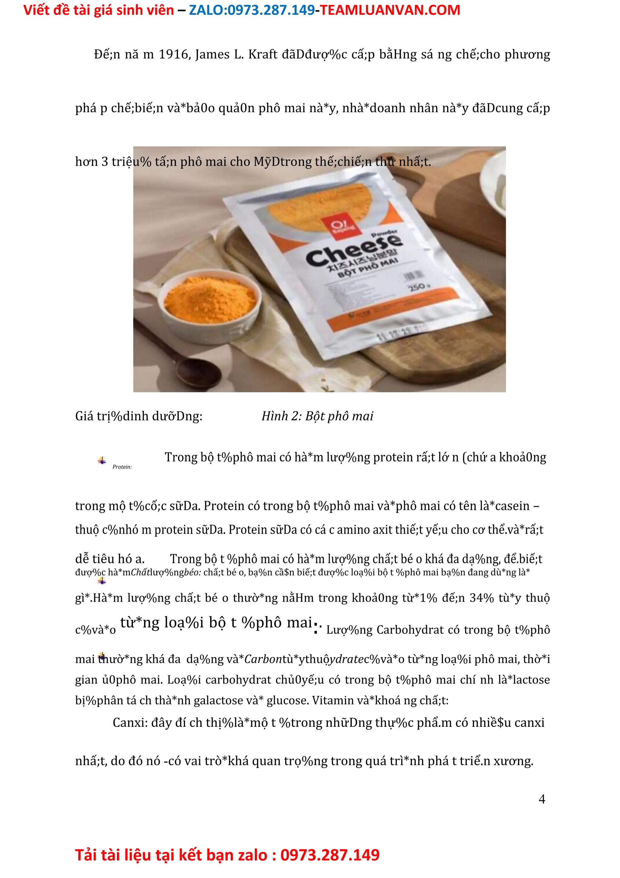 Nghiên Cứu Phát Triển Sản Phẩm Snack Củ Sen Tẩm Gia Vị (Bột Phô Mai).doc