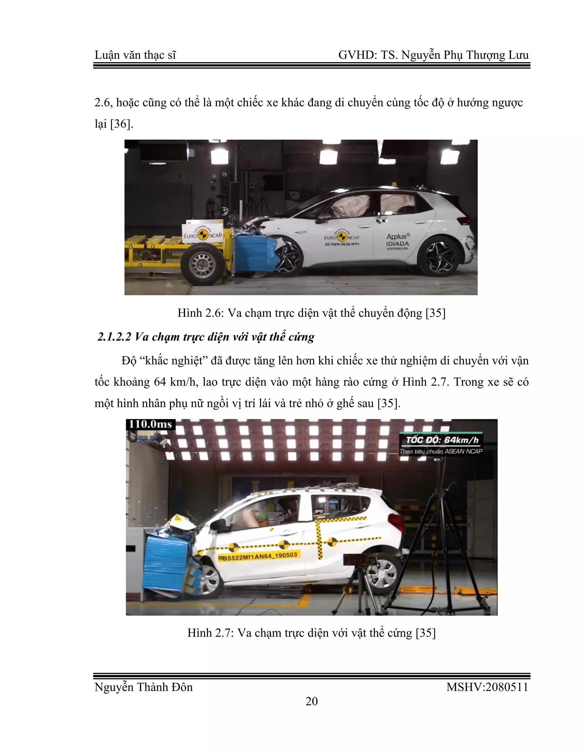 Nghiên cứu thiết kế cải tiến khung sườn dòng xe Hatchback nhằm nâng cao độ an toàn khi va chạm ...