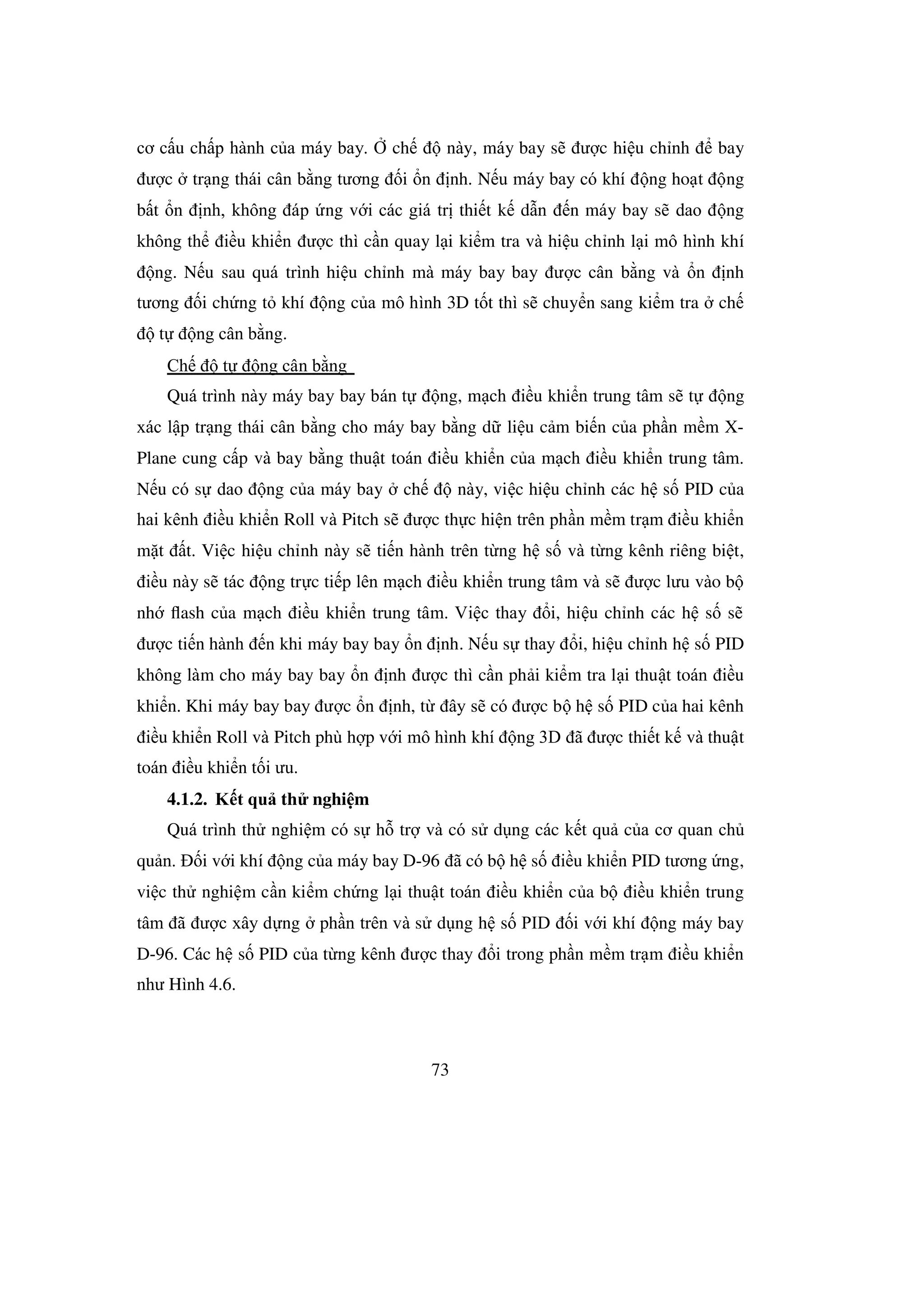 Nghiên cứu thiết kế hệ thống điều khiển trên thiết bị bay không người ...