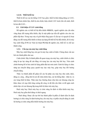 Nghiên cứu thiết kế hệ thống điều khiển trên thiết bị bay không người ...