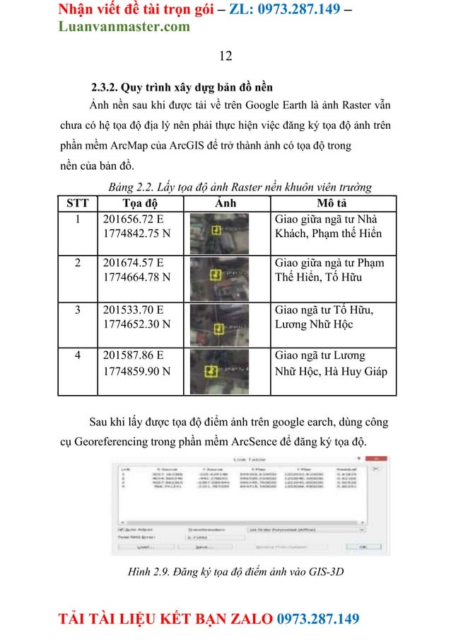 Nghiên Cứu Và Ứng Dụng Gis Để Xây Dựng Mô Hình 3d Cho Khuôn Viên Trường Đại Học Ngoại Ngữ.doc