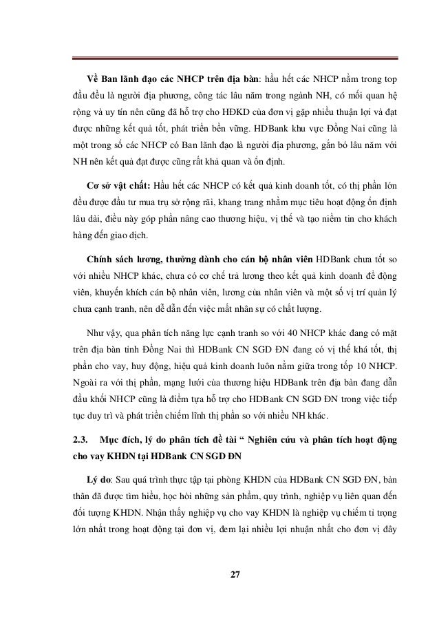 Nghiên Cứu Và Phân Tích Hoạt Động Cho Vay Khách Hàng Doanh Nghiệp Tại Ngân Hàng Thương Mại Cổ ...