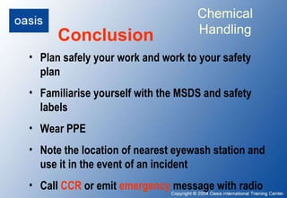 NGI-Chemical Handling | PPT