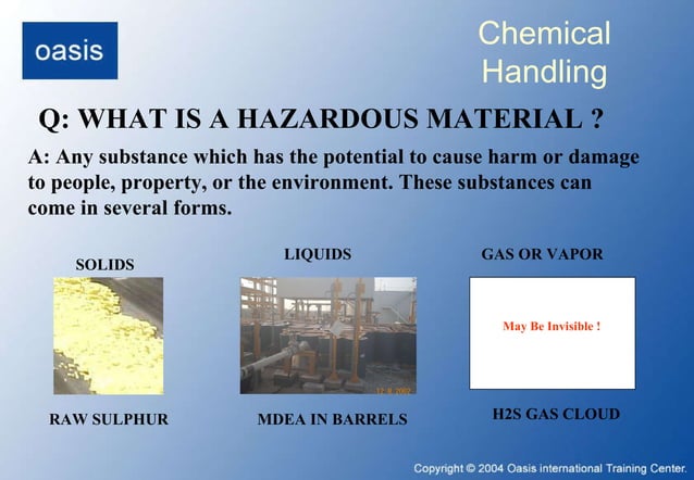 NGI-Chemical Handling | PPT