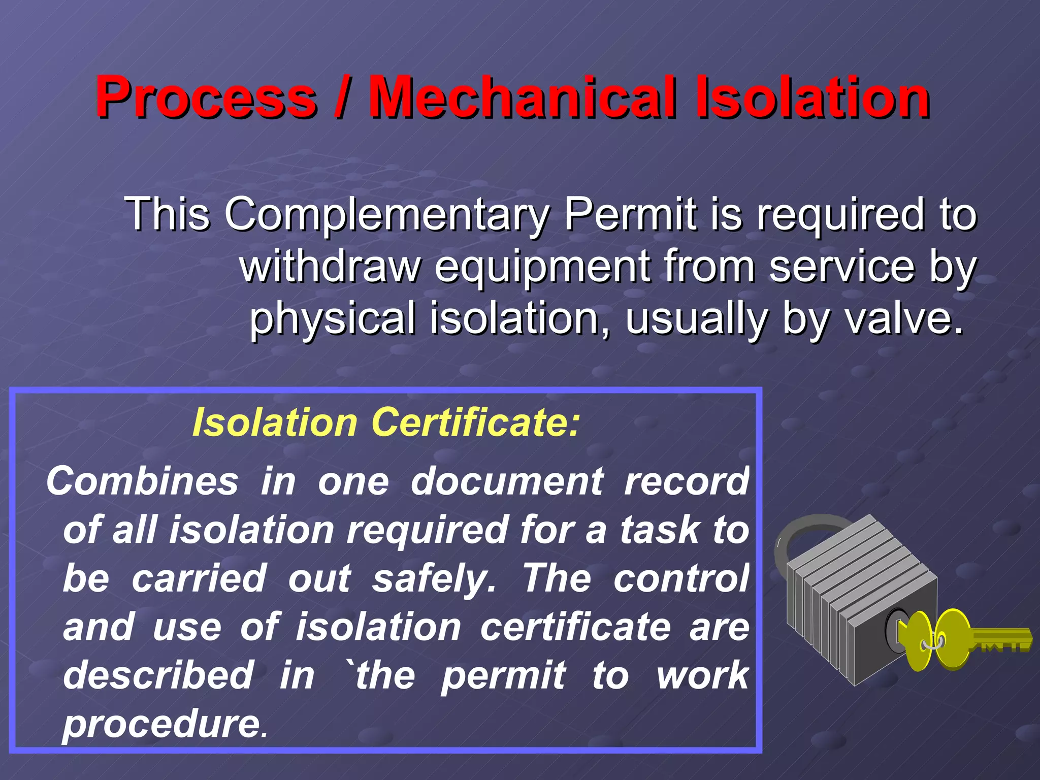 NGI-Permit to Work | PPT
