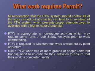 NGI-Permit to Work | PPT