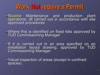NGI-Permit to Work | PPT