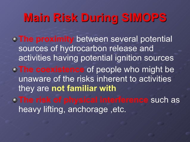 NGI-SIMOPS | PPT | Chemistry | Science