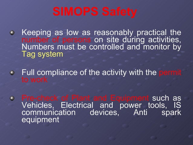 NGI-SIMOPS | PPT | Chemistry | Science