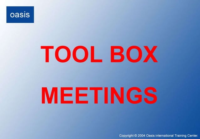NGI-Tool Box Meeting | PPT
