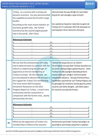 Ngilizce eviri_pasajlar_zafer_hoca_exclusive_document_part_2 | PDF