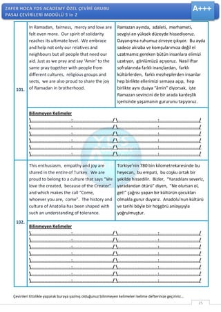 Ngilizce eviri_pasajlar_zafer_hoca_exclusive_document_part_2 | PDF