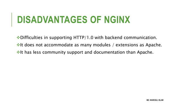 Introduction To Nginx Web Server Pptx Internet Computing