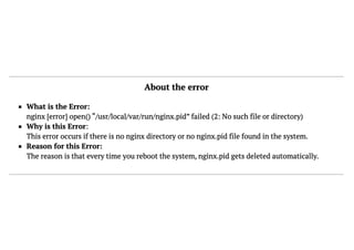 Nginx error-no-such-file-or-directory | PPT