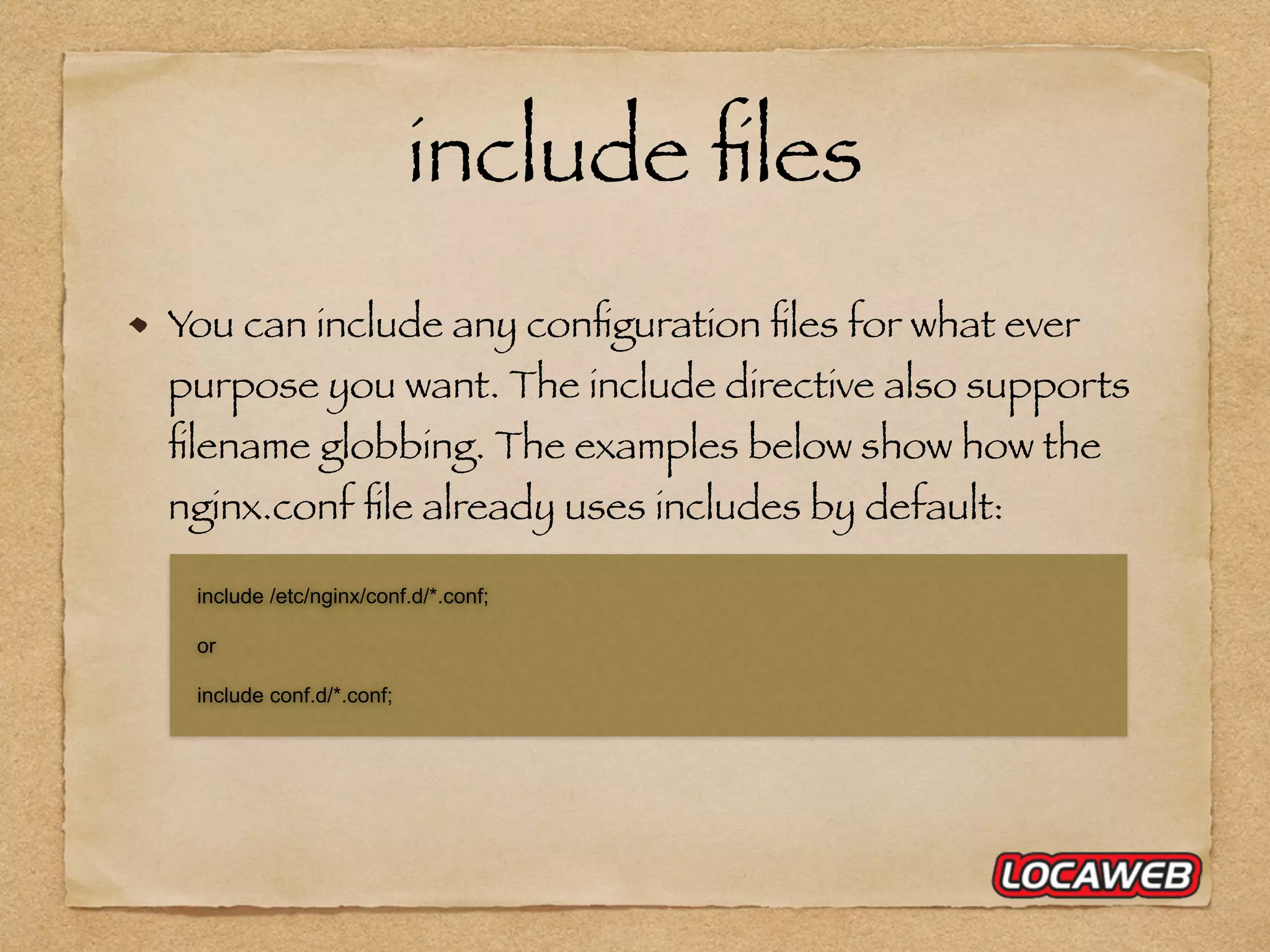 NginX - good practices, tips and advanced techniques | PPT