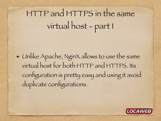 NginX - good practices, tips and advanced techniques | PPT