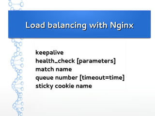 Load Balancing with Nginx | PPT
