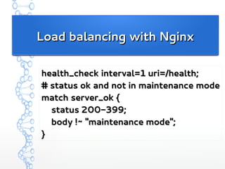 Load Balancing with Nginx | PPT