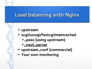 Load Balancing with Nginx | PPT