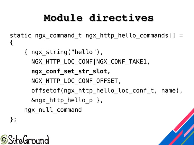Writing Nginx Modules | PPT