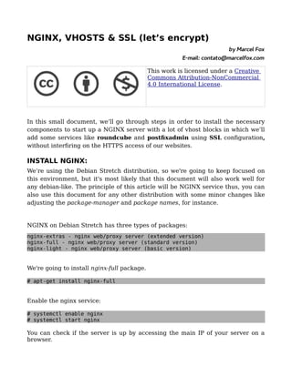 NGiNX, VHOSTS & SSL (let's encrypt) | PDF