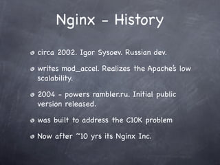 Nginx - Tips and Tricks. | PPT