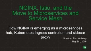 NGINX, Istio, and the Move to Microservices and Service Mesh | PPTX | Cloud Computing | Internet