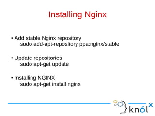 Introduction to Nginx | ODP