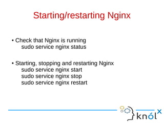 Introduction to Nginx | ODP