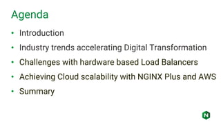 Scale your application to new heights with NGINX and AWS | PPT
