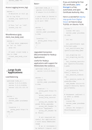 Nginx cheat sheet | PDF