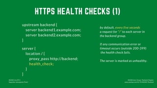 NGINX Live EP.5 NGINX Health Checks Slide | PPT