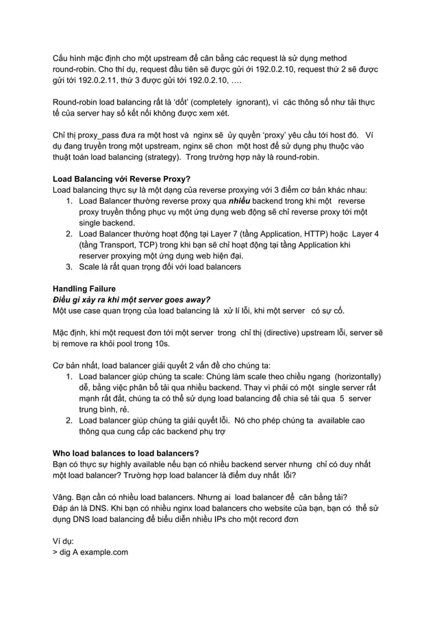 Nginx load balancing | PDF