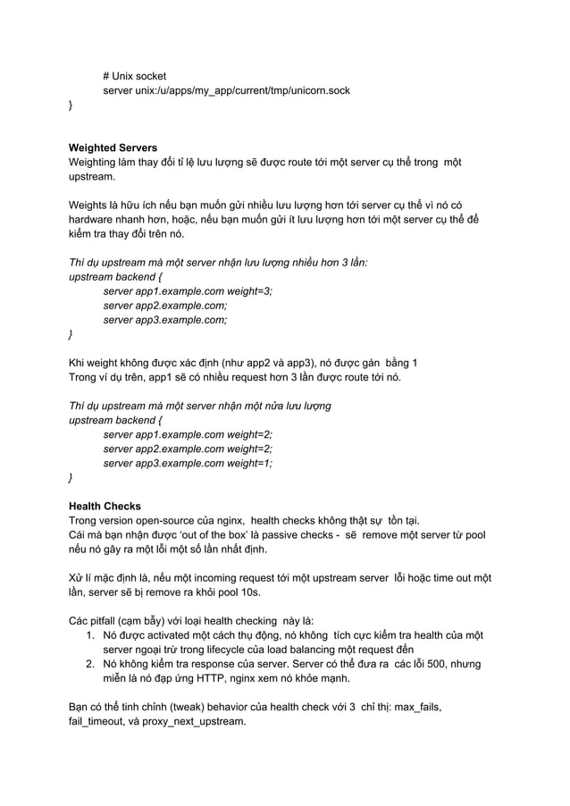Nginx load balancing | PDF